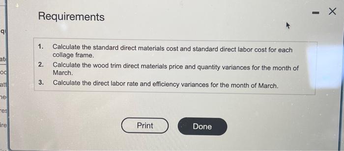 Data table Data table Requirements 1. Calculate | Chegg.com