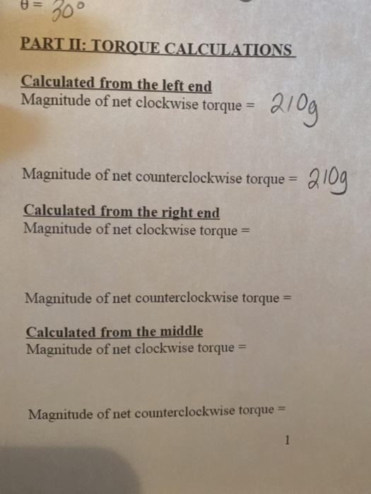 Solved how do i find the torque counter clockwise and | Chegg.com