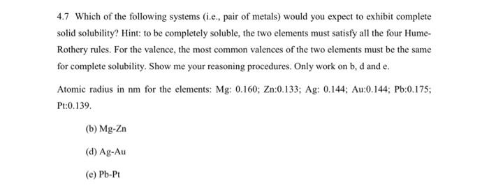 Solved 4.7 Which of the following systems (i.e., pair of | Chegg.com