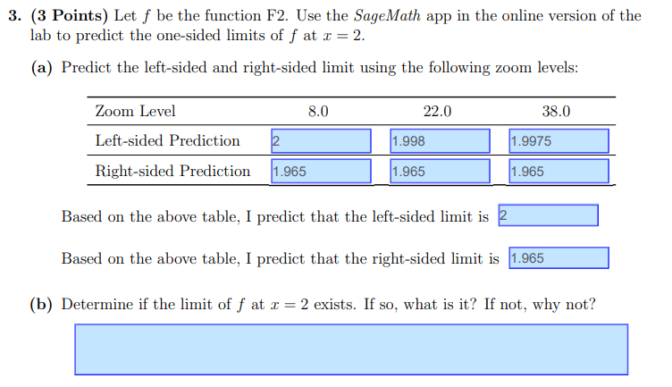 Solved (3 ﻿Points) ﻿Let f ﻿be the function F2. ﻿Use the | Chegg.com