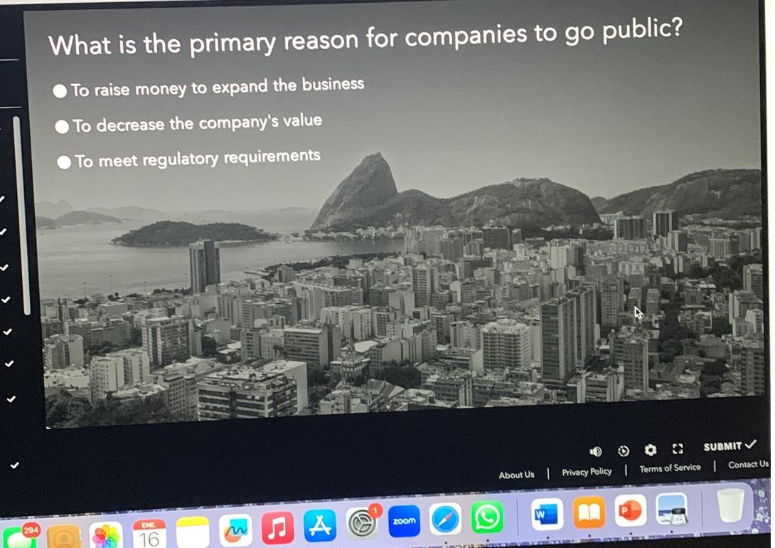 Solved What is the primary reason for companies to go | Chegg.com