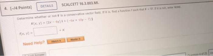 Solved DETAILS SCALCET7 16.3.003.MI. 4. (-14 Points) | Chegg.com Solved DETAILS SCALCET7 16.3.003.MI. 4. (-14 Points) | Chegg.com