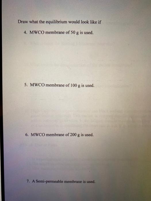 Solved Draw what the equilibrium would look like if 4. MWCO | Chegg.com