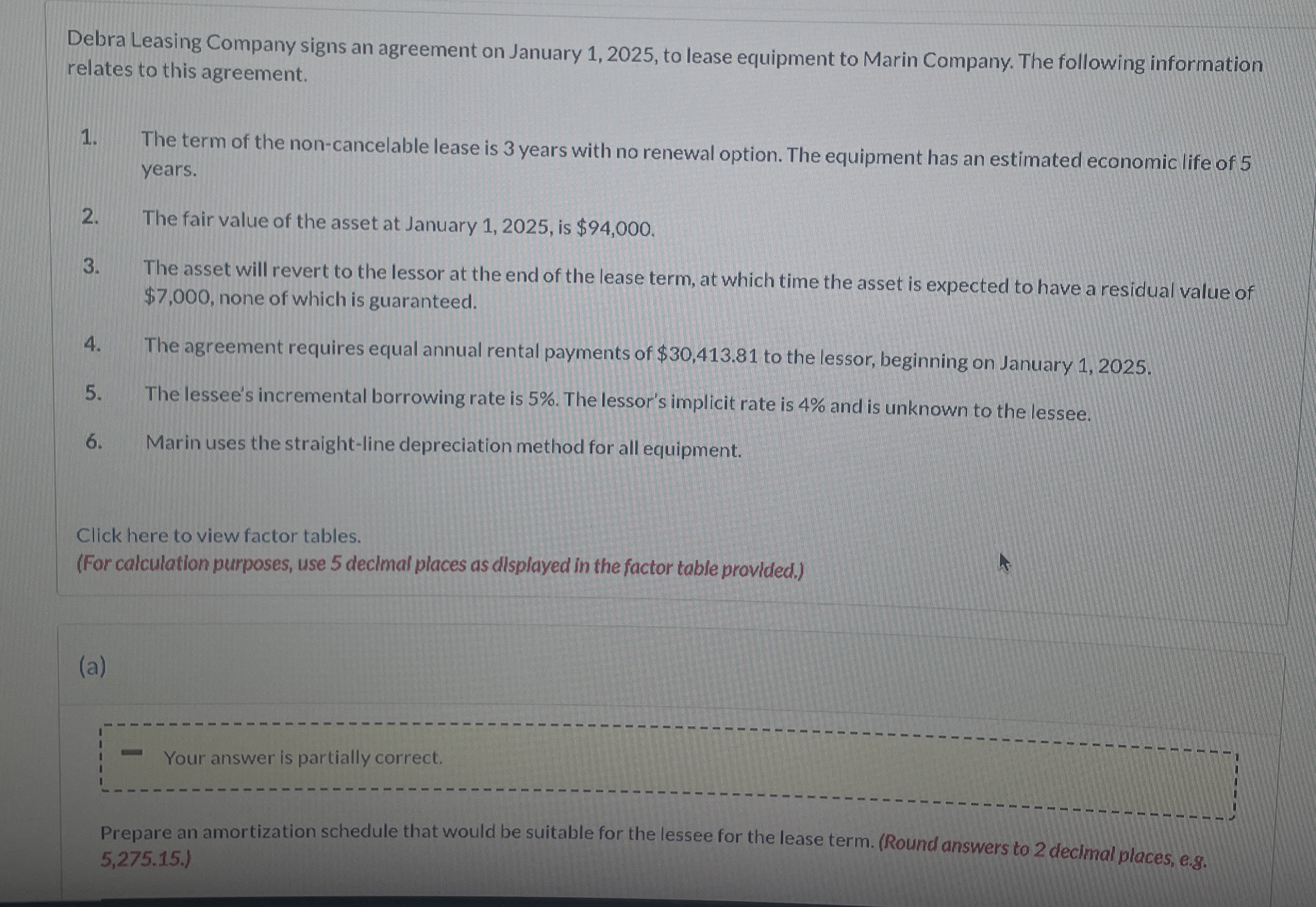 Solved Debra Leasing Company signs an agreement on January | Chegg.com