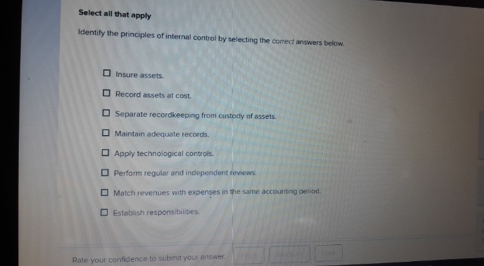 Solved Select all that applyIdentify the principles of | Chegg.com
