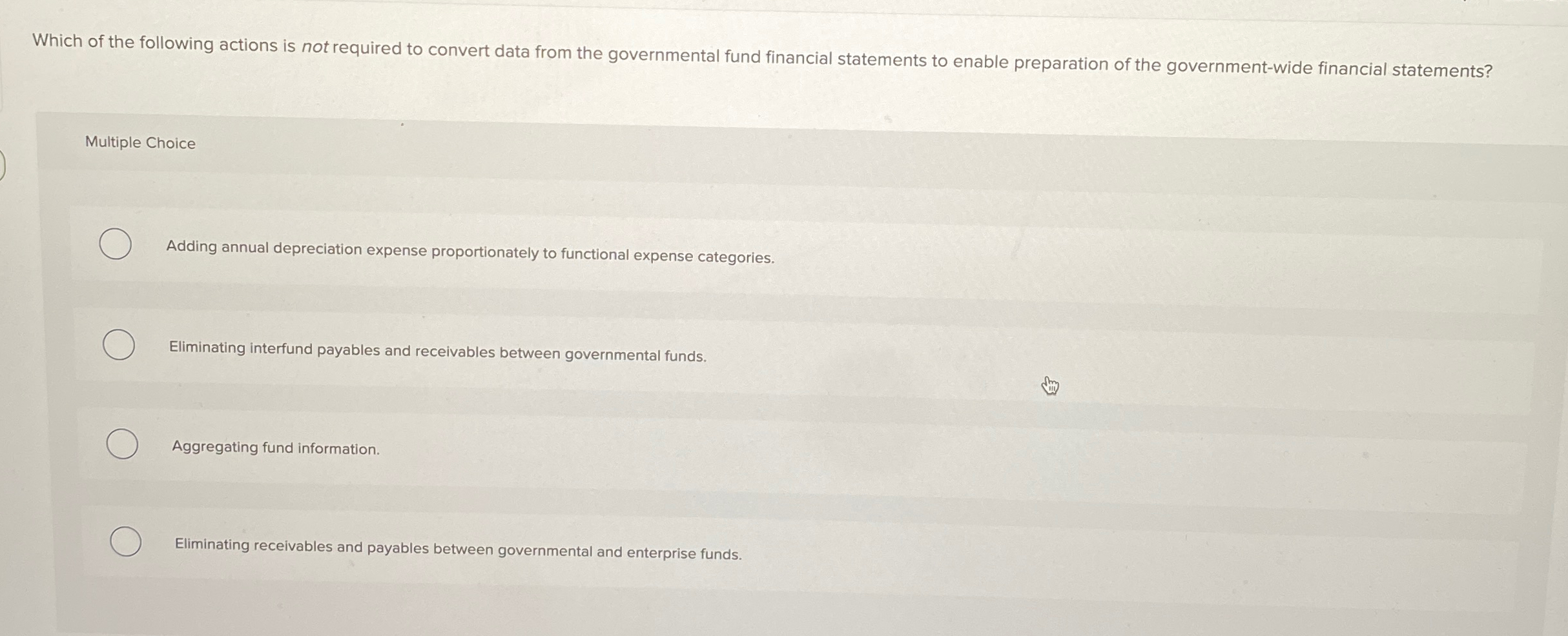 Solved Which of the following actions is not required to | Chegg.com