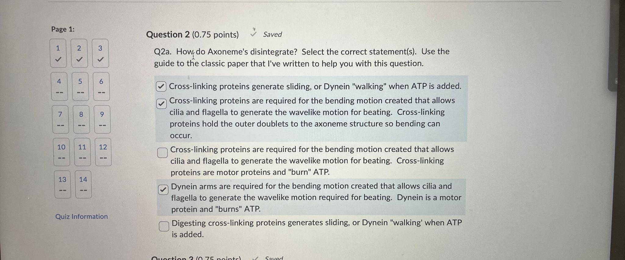 Solved Page 1:Question 2 (0.75 ﻿points)3 ﻿SavedQuestion | Chegg.com