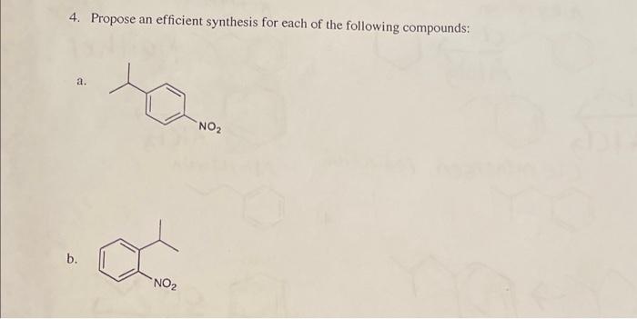 Solved 4. Propose an efficient synthesis for each of the | Chegg.com