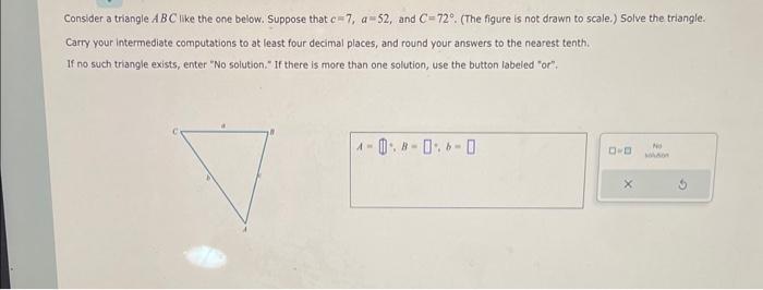 [Solved]: Consider a triangle ABC like the one below. Suppo