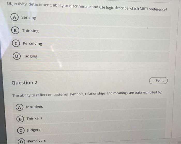 Objectivity, detachment, ability to discriminate and | Chegg.com
