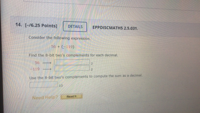 Solved 7. [-76.25 Points] DETAILS EPPDISCMATH5 2.5.008. | Chegg.com