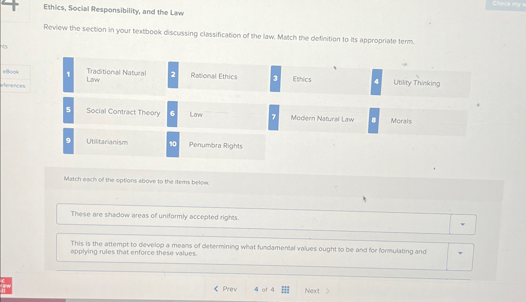 Solved Ethics, Social Responsibility, and the LawCheck my | Chegg.com