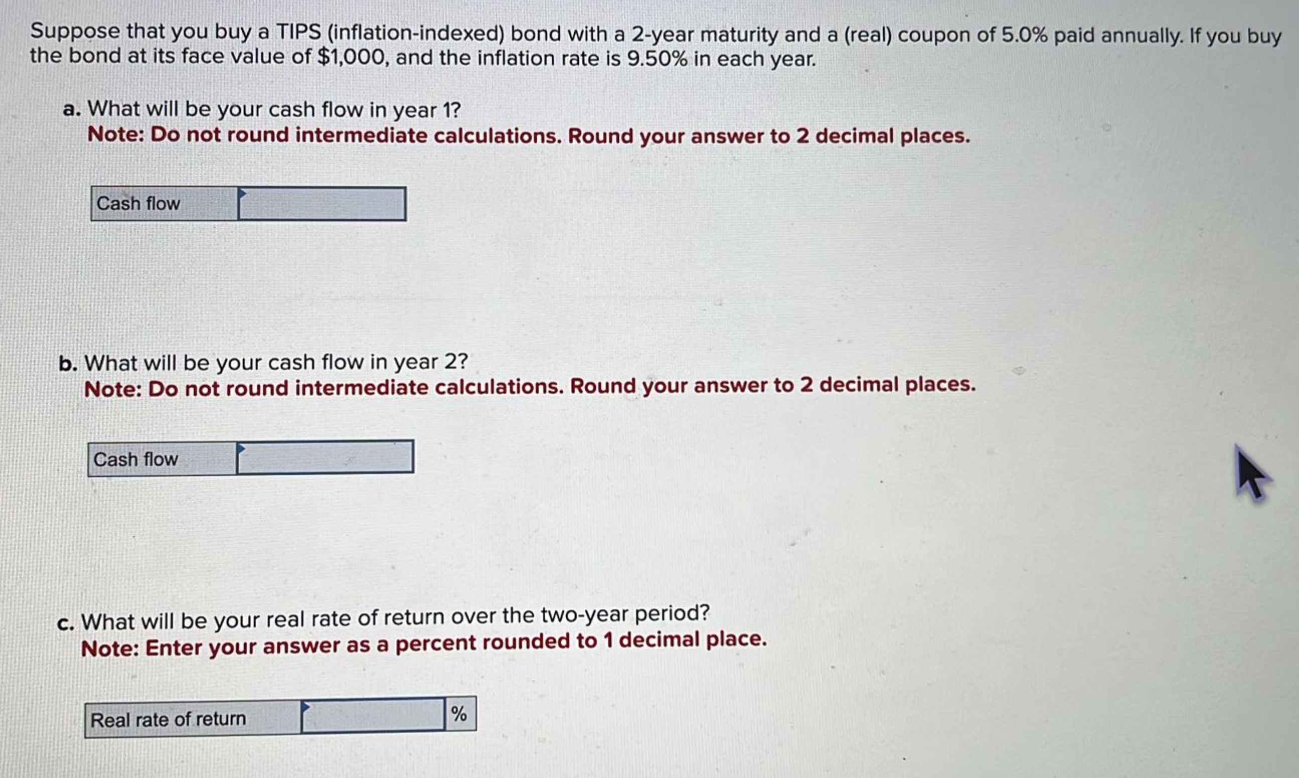 Solved Suppose that you buy a TIPS (inflation-indexed) ﻿bond | Chegg.com