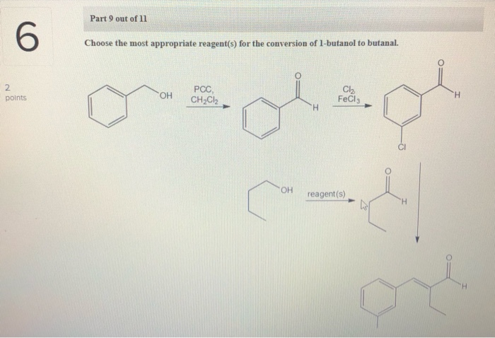 Solved Part 9 out of 11 6 Choose the most appropriate | Chegg.com