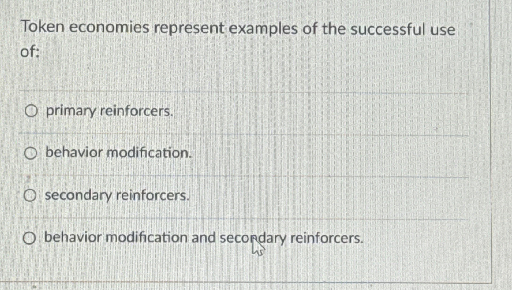Solved Token economies represent examples of the successful | Chegg.com