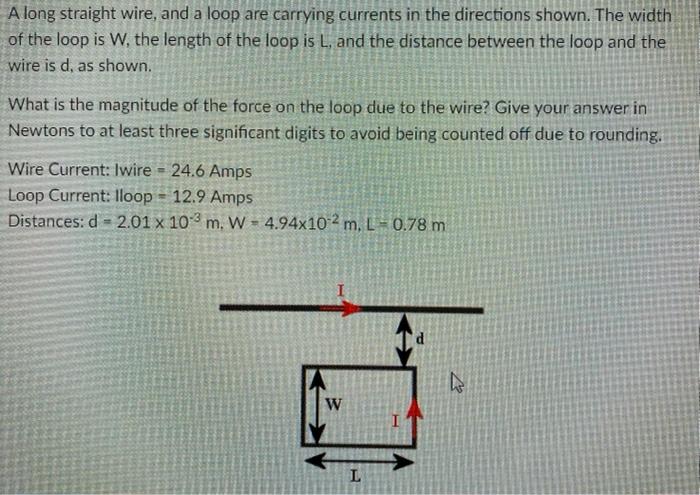 Solved Two long, straight, current-carrying wires with | Chegg.com