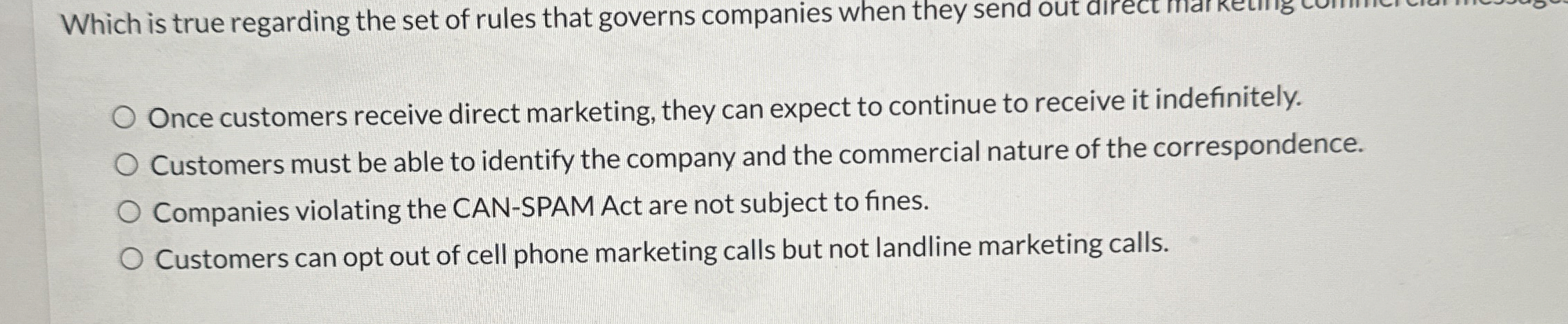 Solved Which is true regarding the set of rules that governs | Chegg.com