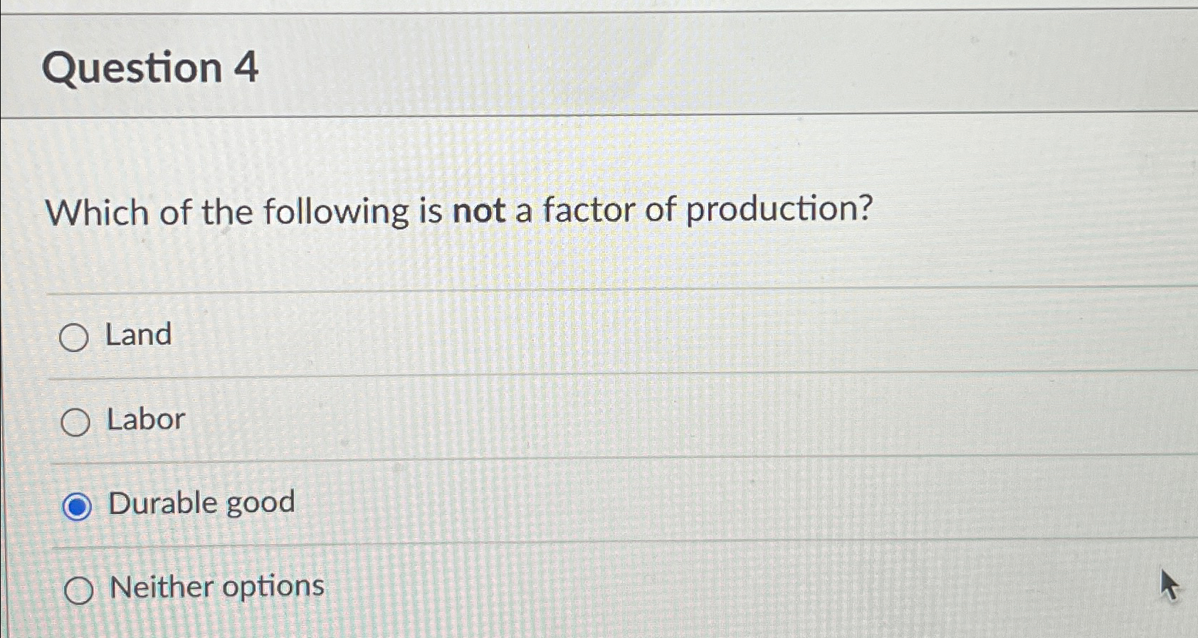 Solved Question 4Which of the following is not a factor of | Chegg.com