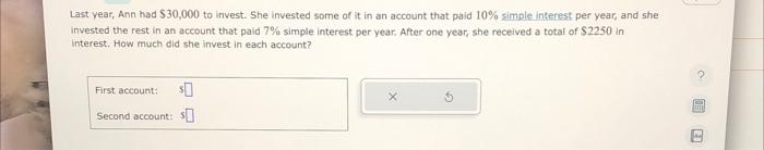 solving a tax rate or interest rate problem using | Chegg.com