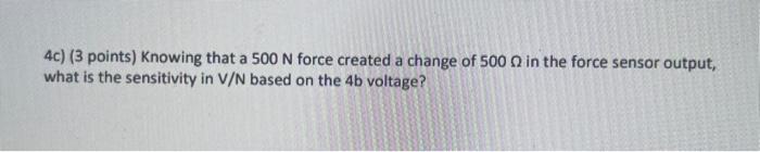 Solved 4. a) (10 points) You create a DC deflection bridge | Chegg.com