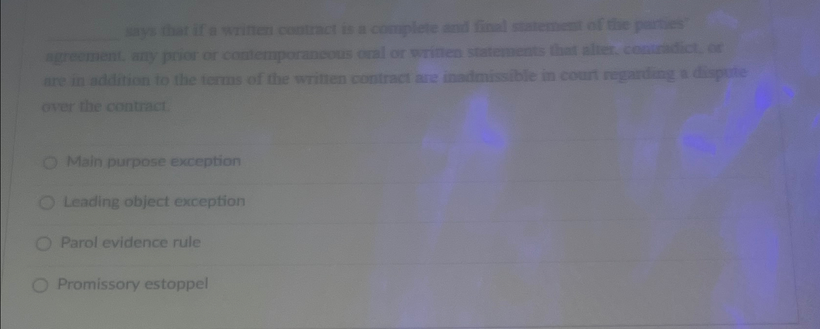 Solved ater the comatract:Main purpose exceptionLeading | Chegg.com