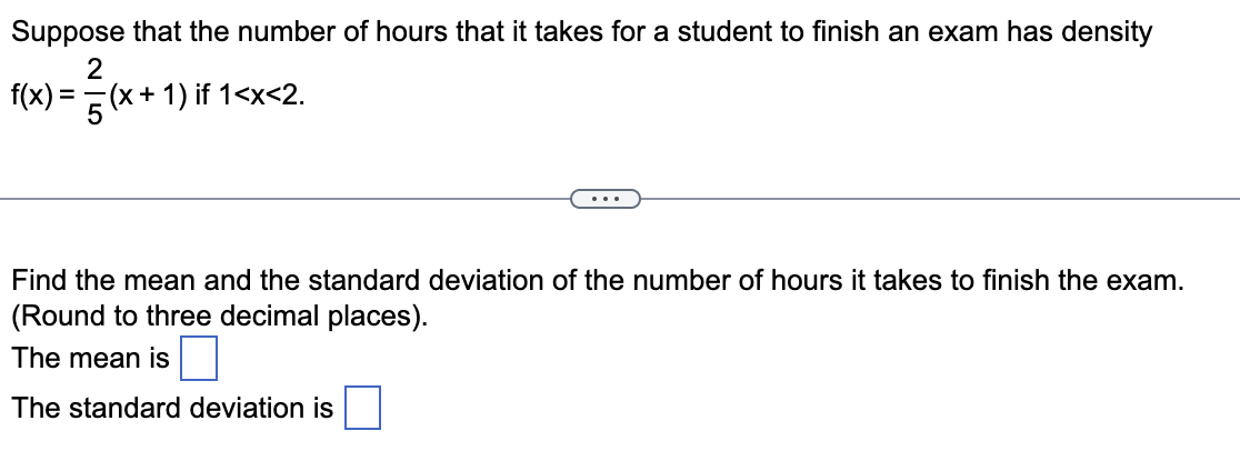 Solved Suppose that the number of hours that it takes for a | Chegg.com