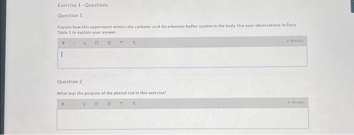 Explain how this experiment mimics the carbonic | Chegg.com