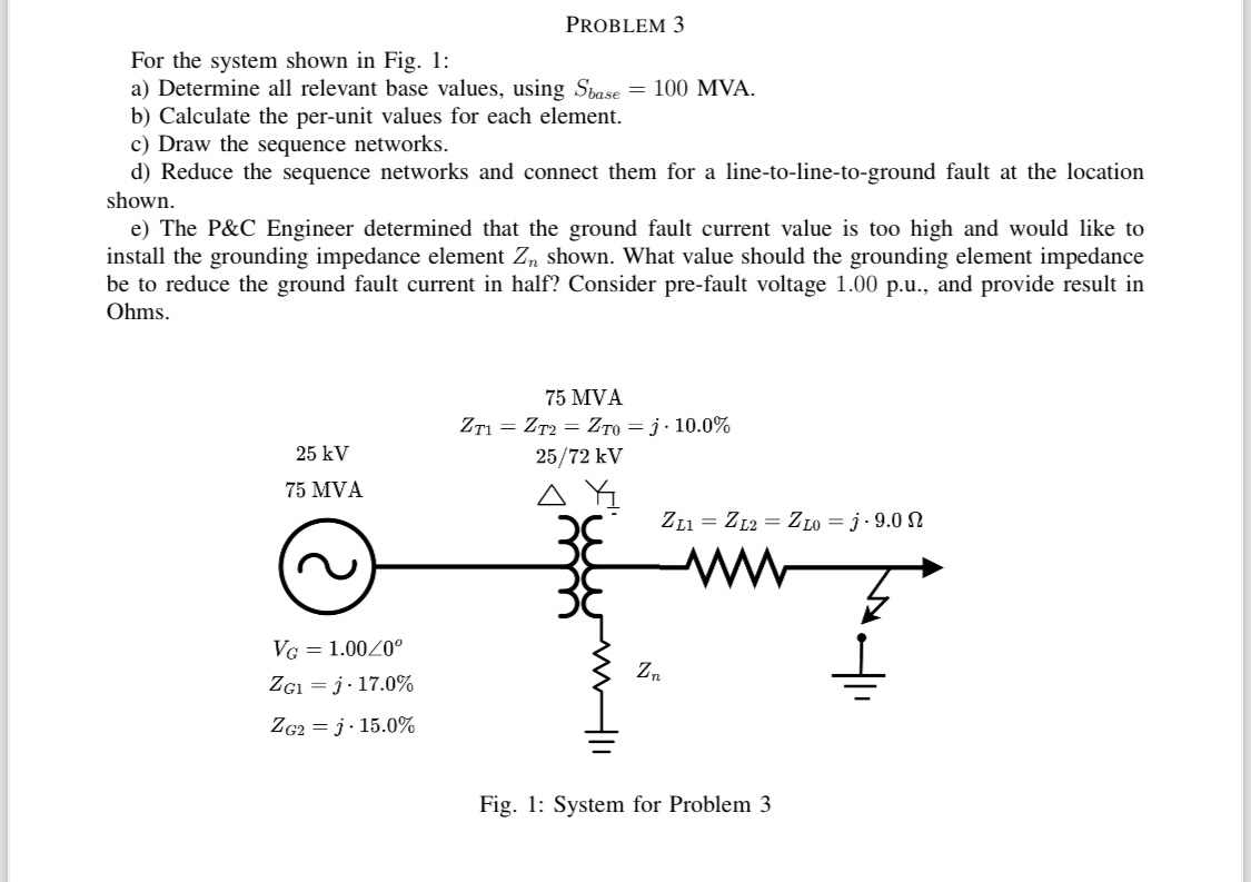 Solved PROBLEM 3For the system shown in Fig. 1:a) ﻿Determine | Chegg.com