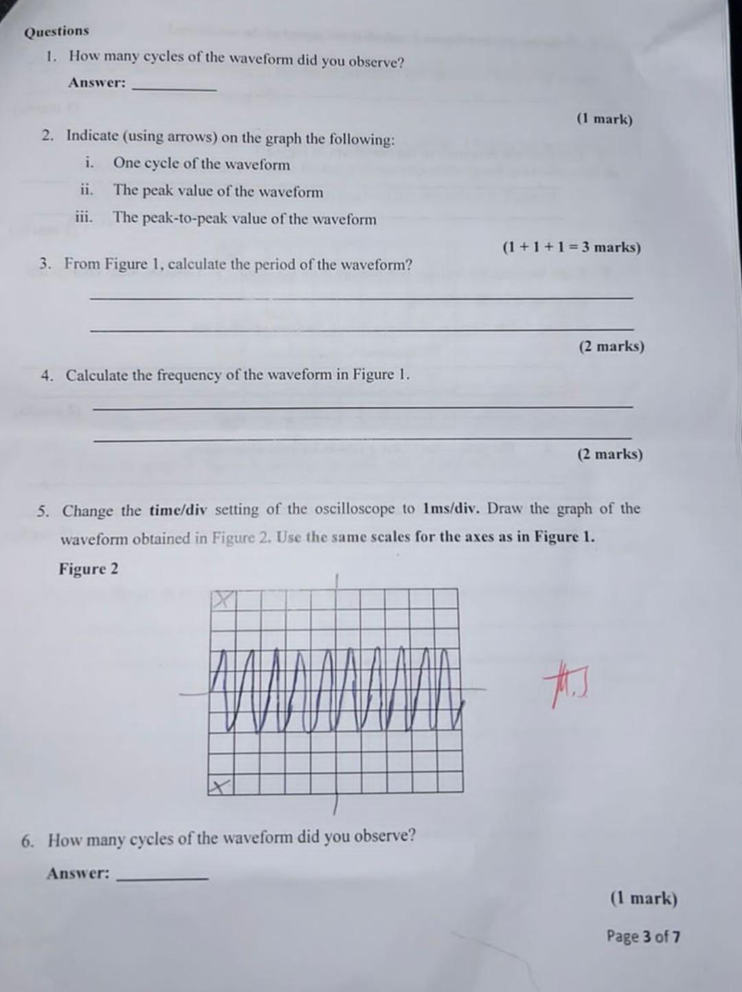 Solved Objectives: 1. To use the oscilloscope to display a | Chegg.com
