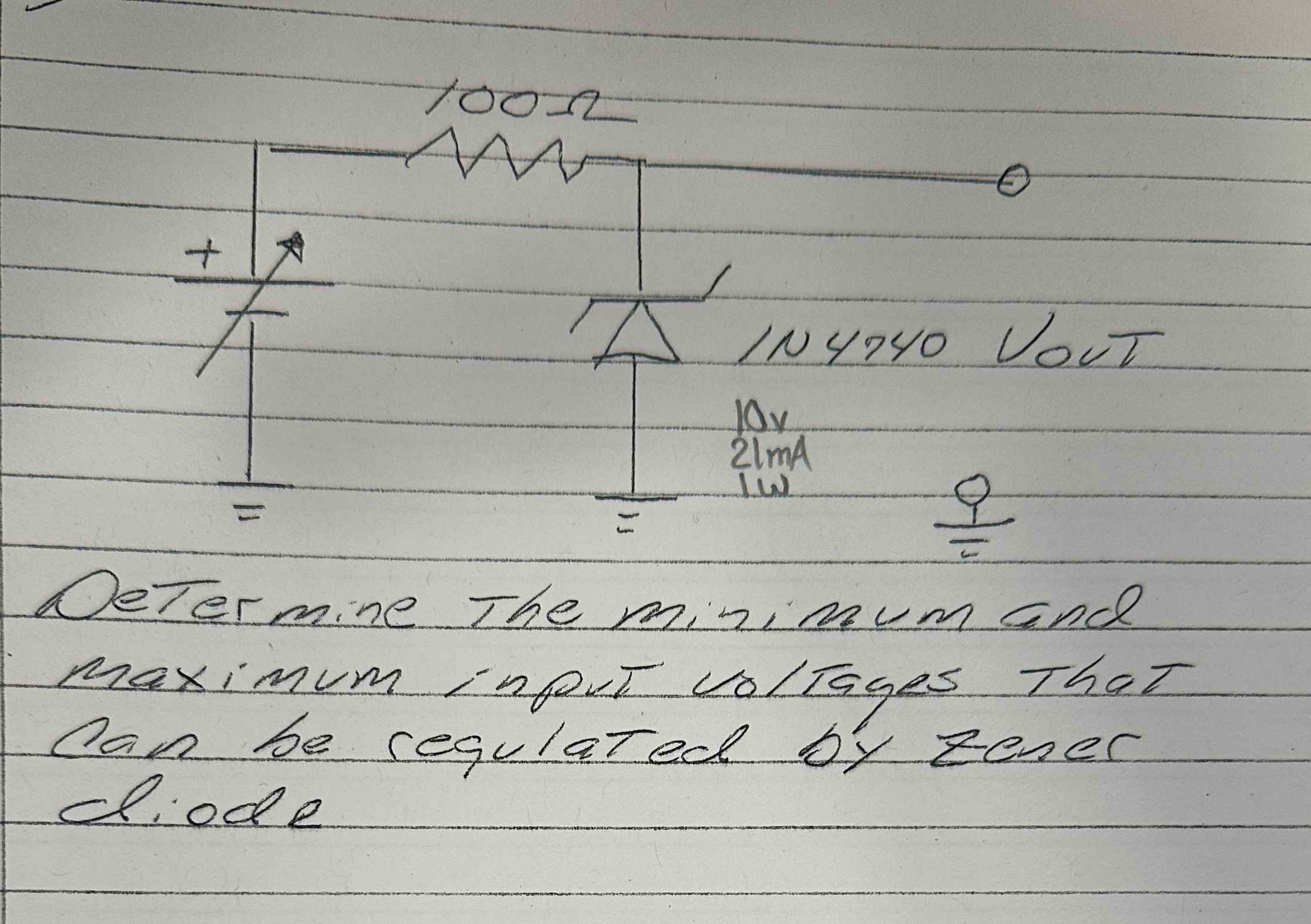 Solved Determine The Minimum Andmaximum Input Voltages 5244
