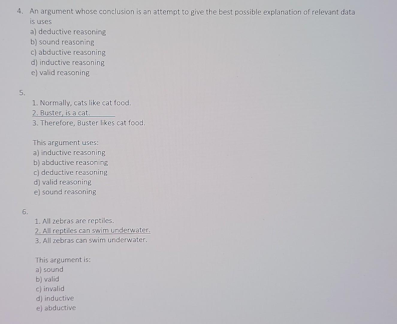 Solved 4. An argument whose conclusion is an attempt to give | Chegg.com
