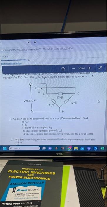 Solved ectronics by P.C. Sen. Using the figare shown below | Chegg.com