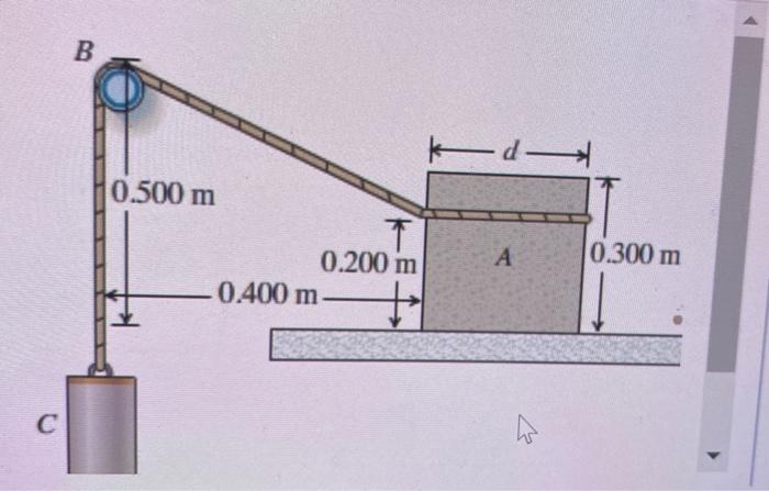 Solved Block A has a mass of mA=50.0 kg and rests on a flat | Chegg.com