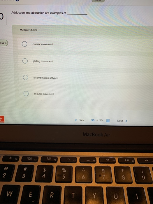 Solved Adduction and abduction are examples of Multiple | Chegg.com