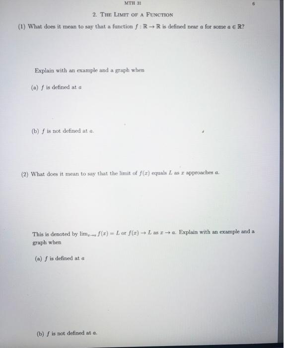Solved math 31 workbook questions and answer each part. Need | Chegg.com