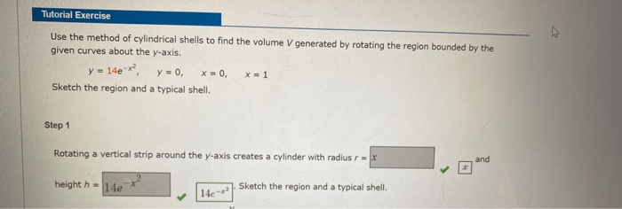 Solved Tutorial Exercise Use the method of cylindrical | Chegg.com