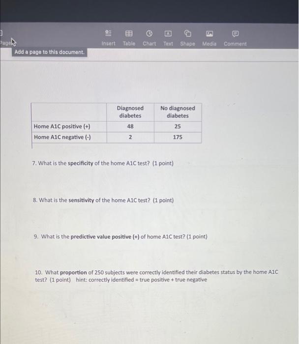 Solved 3 Page Insert Table Chart Text Shape Media Comment | Chegg.com