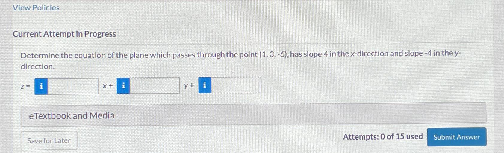 Solved View PoliciesCurrent Attempt in ProgressDetermine the | Chegg.com