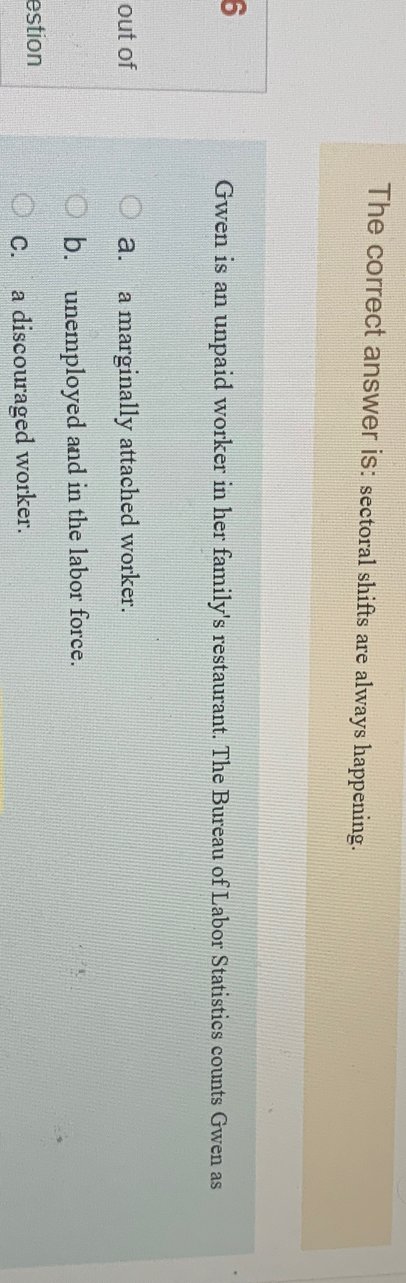 Solved The correct answer is: sectoral shifts are always | Chegg.com Solved The correct answer is: sectoral shifts are always | Chegg.com