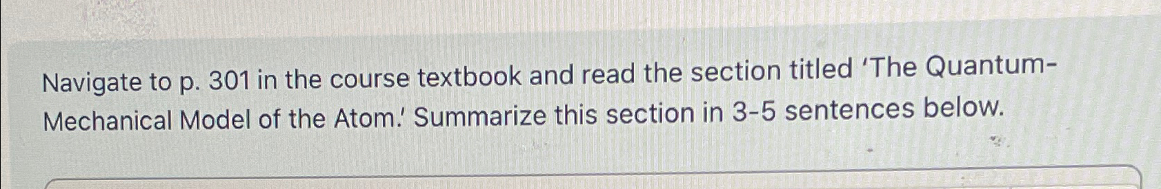 Navigate to p. 301 ﻿in the course textbook and read | Chegg.com