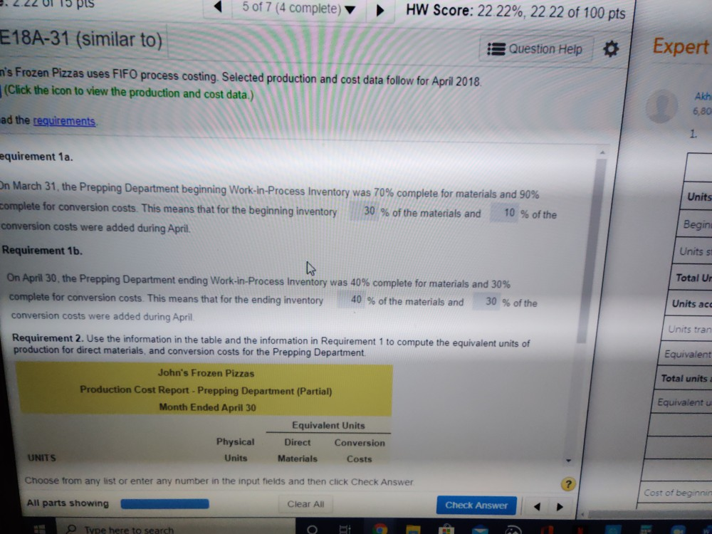 Solved Homework: Chapter 18 Homework Score: 2 22 of 15 pts 5 | Chegg.com