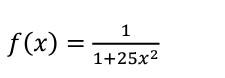 Solved a function Choose 5 equidistant points in the | Chegg.com