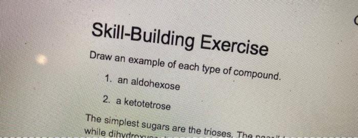 Solved Skill-Building Exercise Which compounds would be | Chegg.com