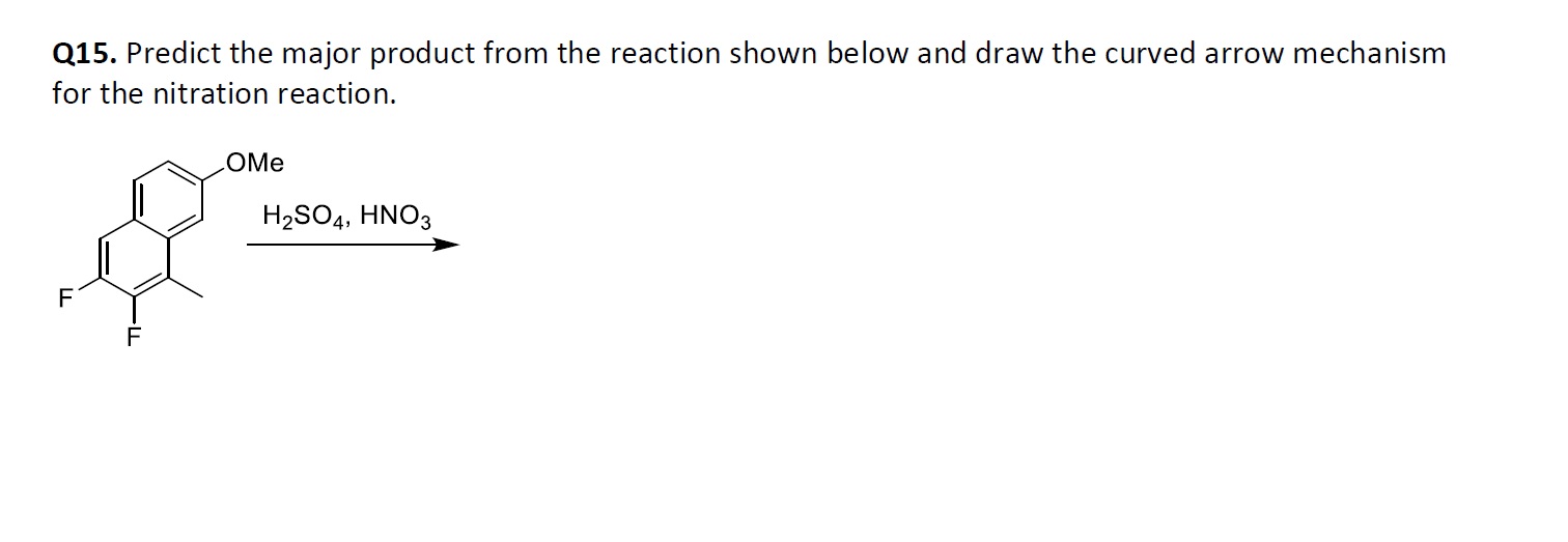 Solved Q15. ﻿Predict the major product from the reaction | Chegg.com