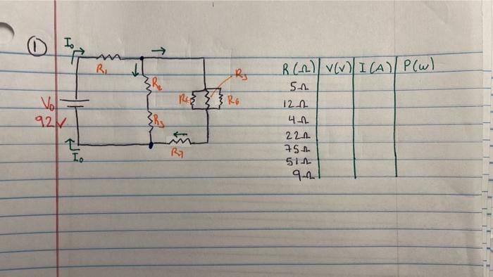 Solved please answer this asap!! need help finding voltage, | Chegg.com