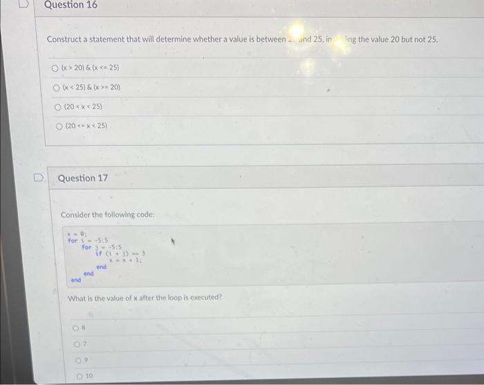 Solved Construct a statement that will determine whether a | Chegg.com