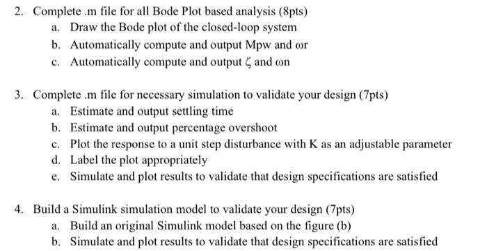 Build Matlab Code And Simulink Model Homework Help 
