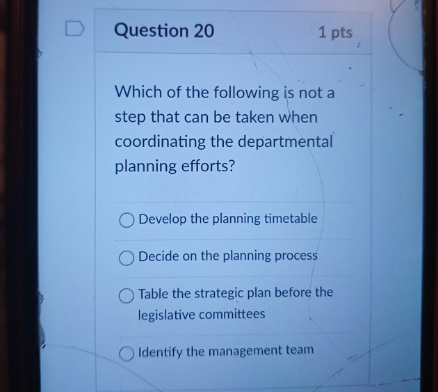 Solved Question 201 ptsWhich of the following is not a step | Chegg.com Solved Question 201 ptsWhich of the following is not a step | Chegg.com
