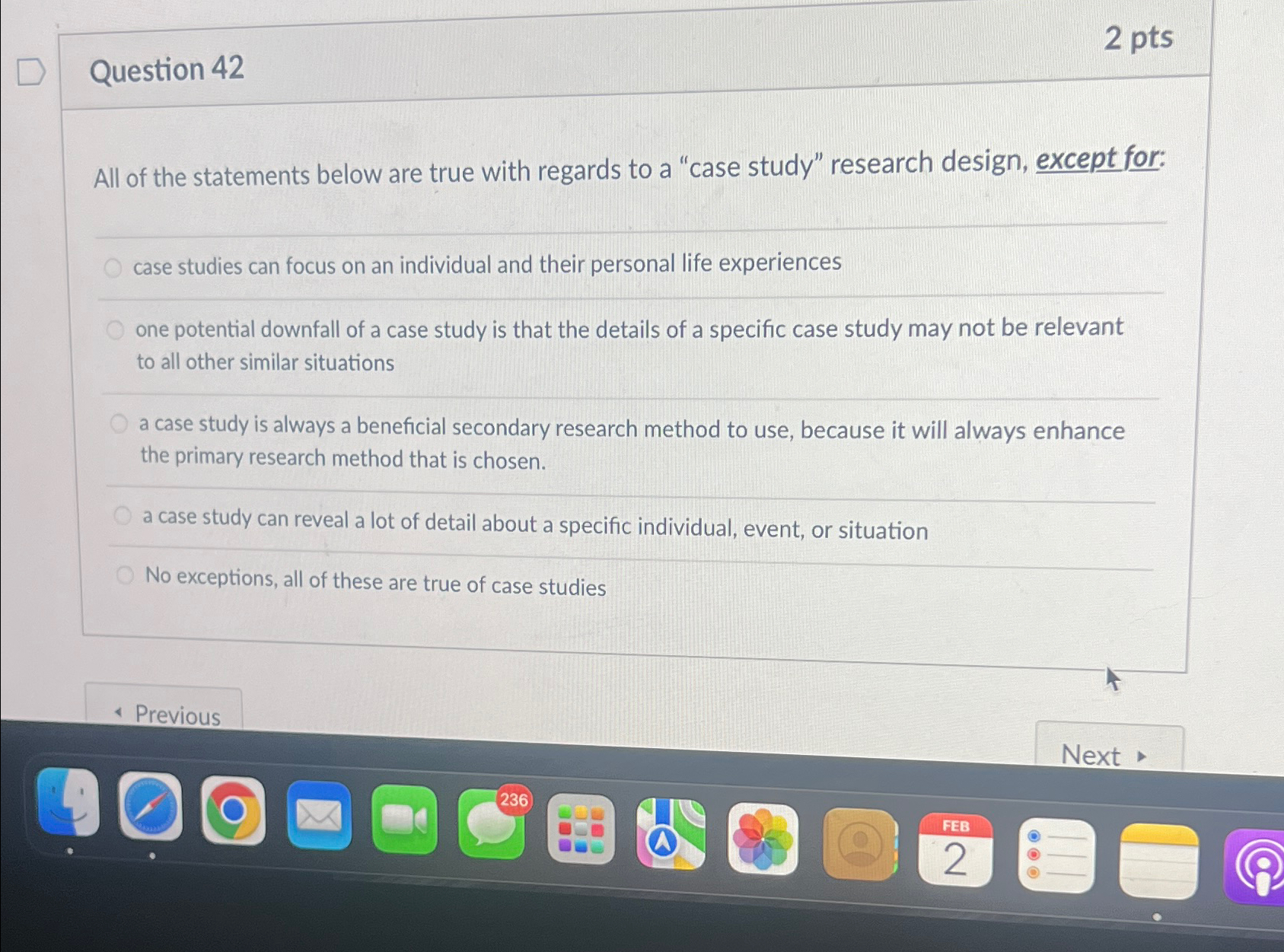 Solved Question 422 ﻿ptsAll of the statements below are true | Chegg.com