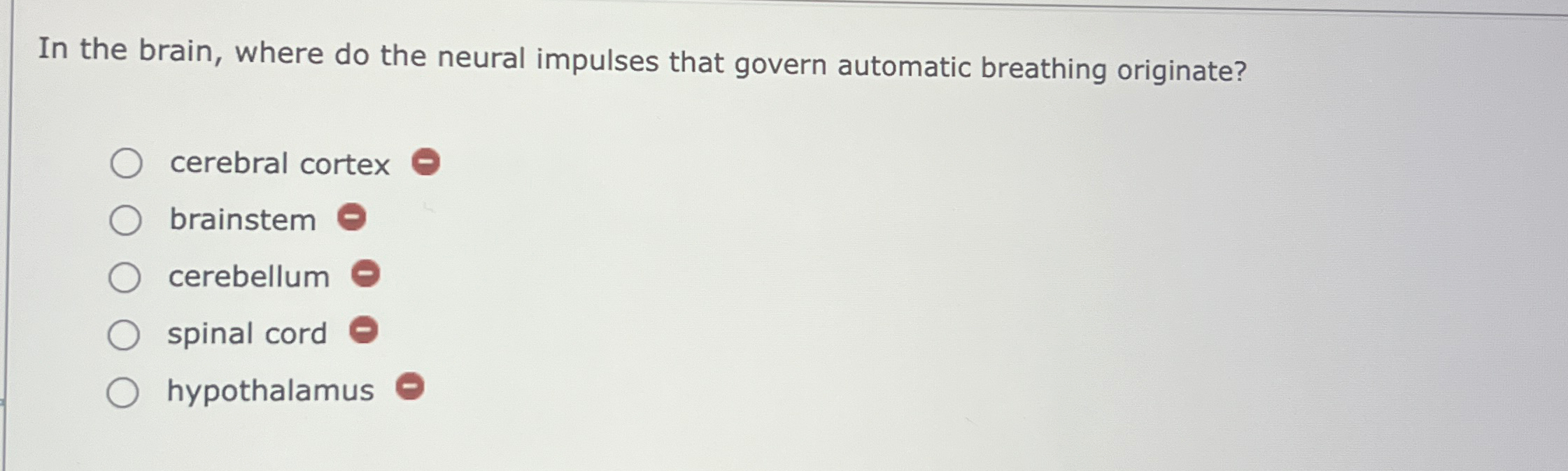 Solved In the brain, where do the neural impulses that | Chegg.com